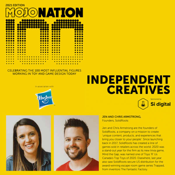 Top 100 Creatives in Toy & Game Design – SolidRoots